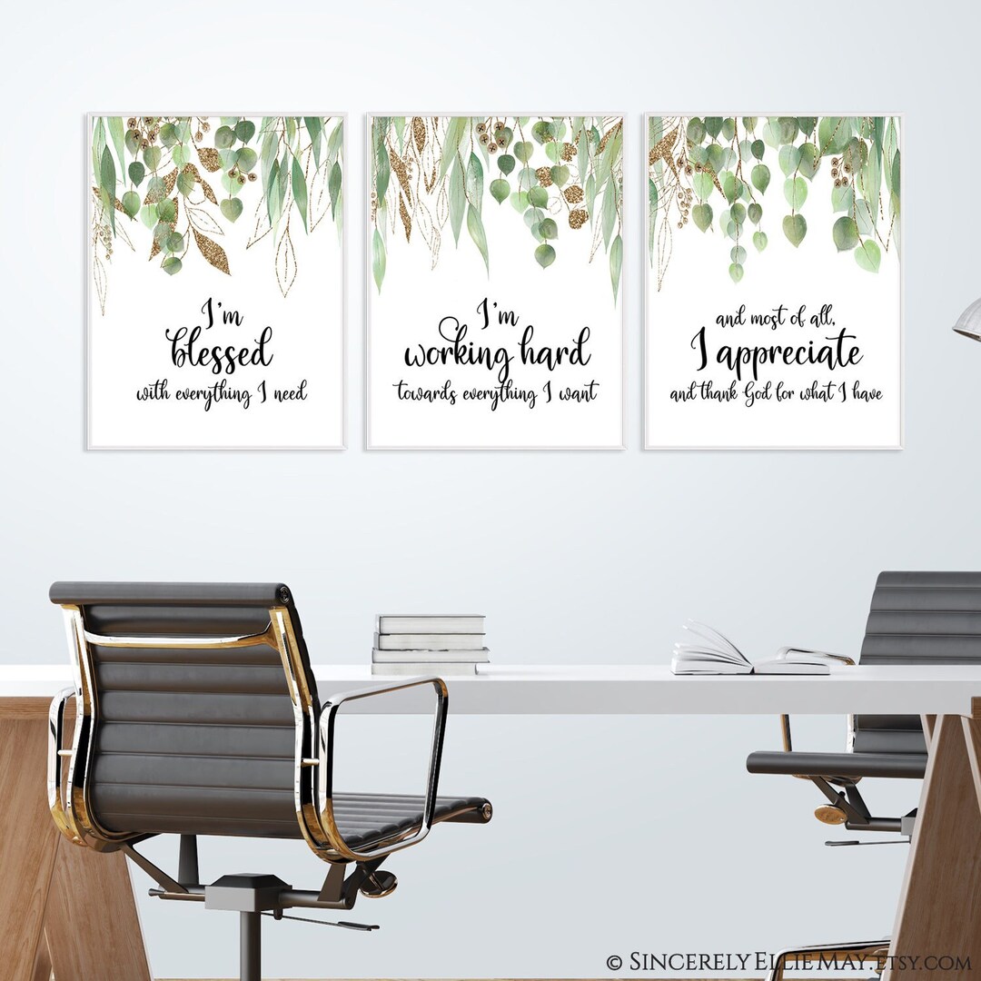Christian Woman Office Decor Wall Art Printable Wisdom Blessed ...
