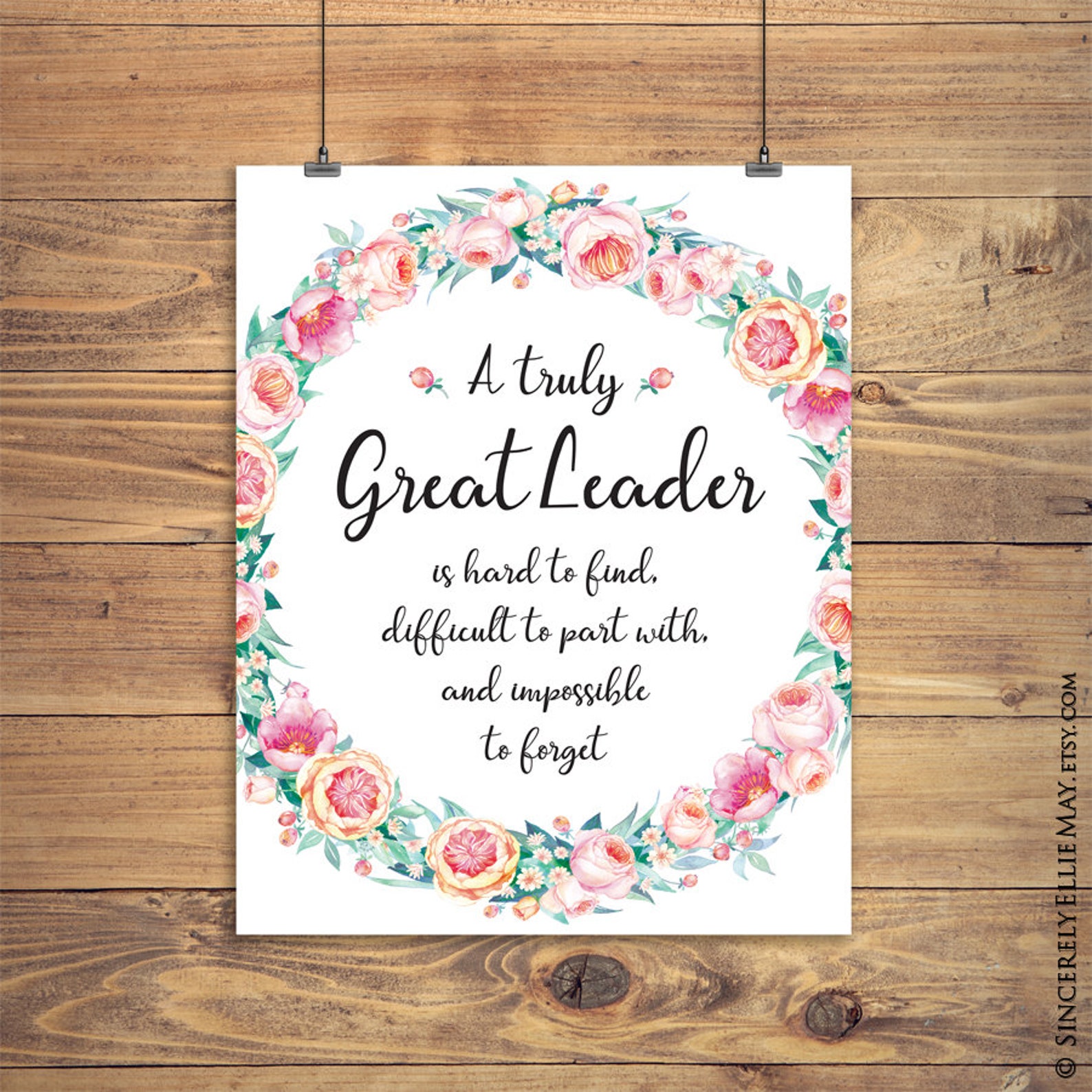 Leadership Gifts - A Truly Great Leader is Hard to Find - Appreciation ...