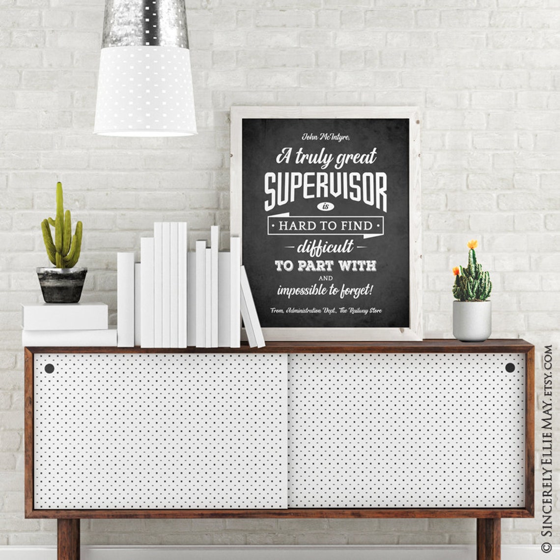 Supervisor Gift, Male Supervisors Appreciation Custom Gifts - Thank You ...
