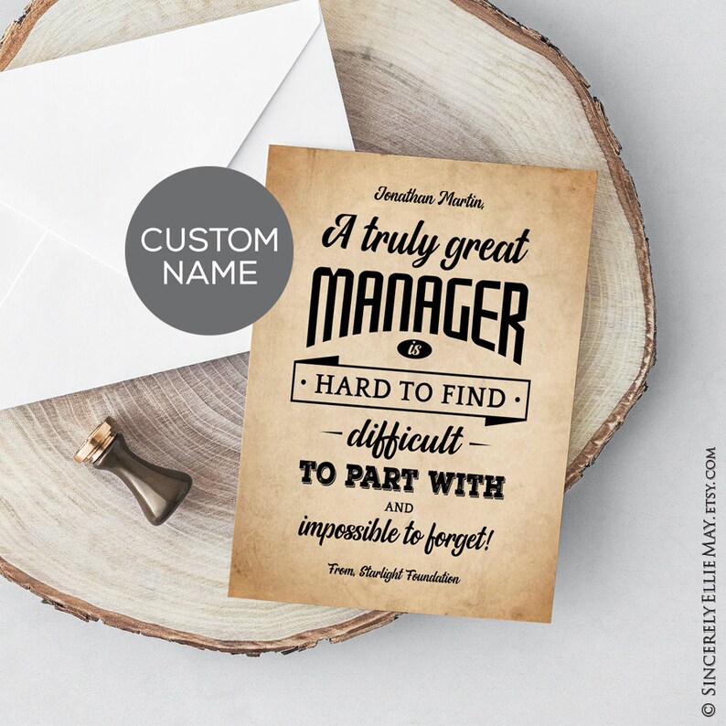 Sales or Office Male Manager Gifts Wall Art and Card Printable - Etsy ...