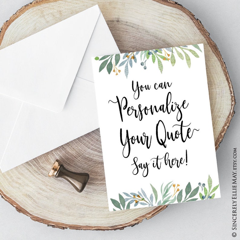 Your Quote Here Customized Quote Sign Printable - Etsy Australia