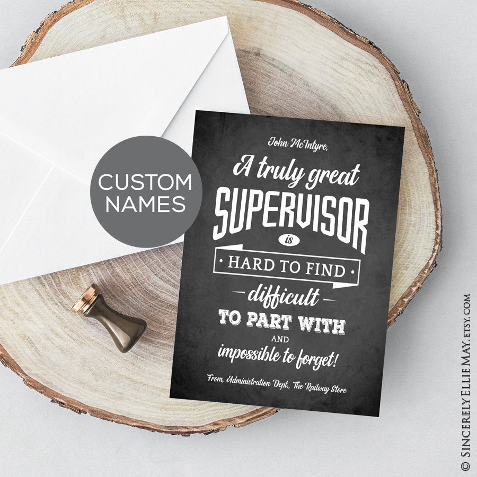 Supervisor Gift Male Supervisors Appreciation Custom Gifts - Etsy