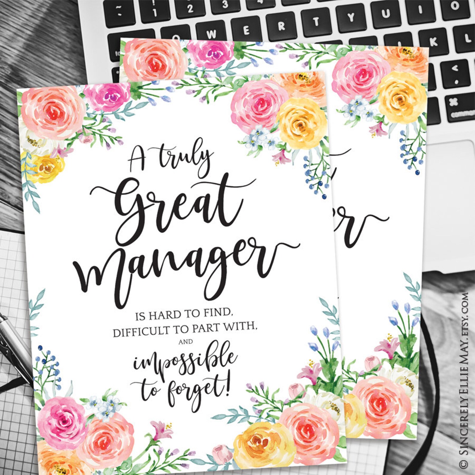Women Retirement Gift Goodbye Manager A Truly Great Manager - Etsy