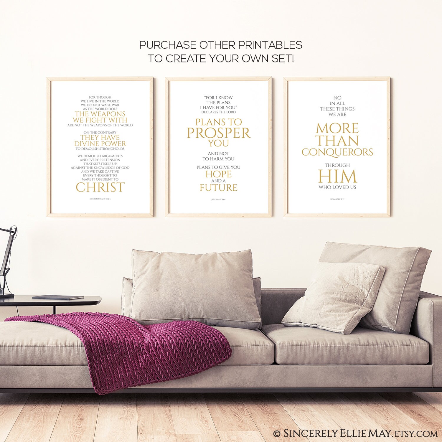 Jeremiah 29:11 Aesthetic Posters Christian Teen Room Decor | Etsy Australia