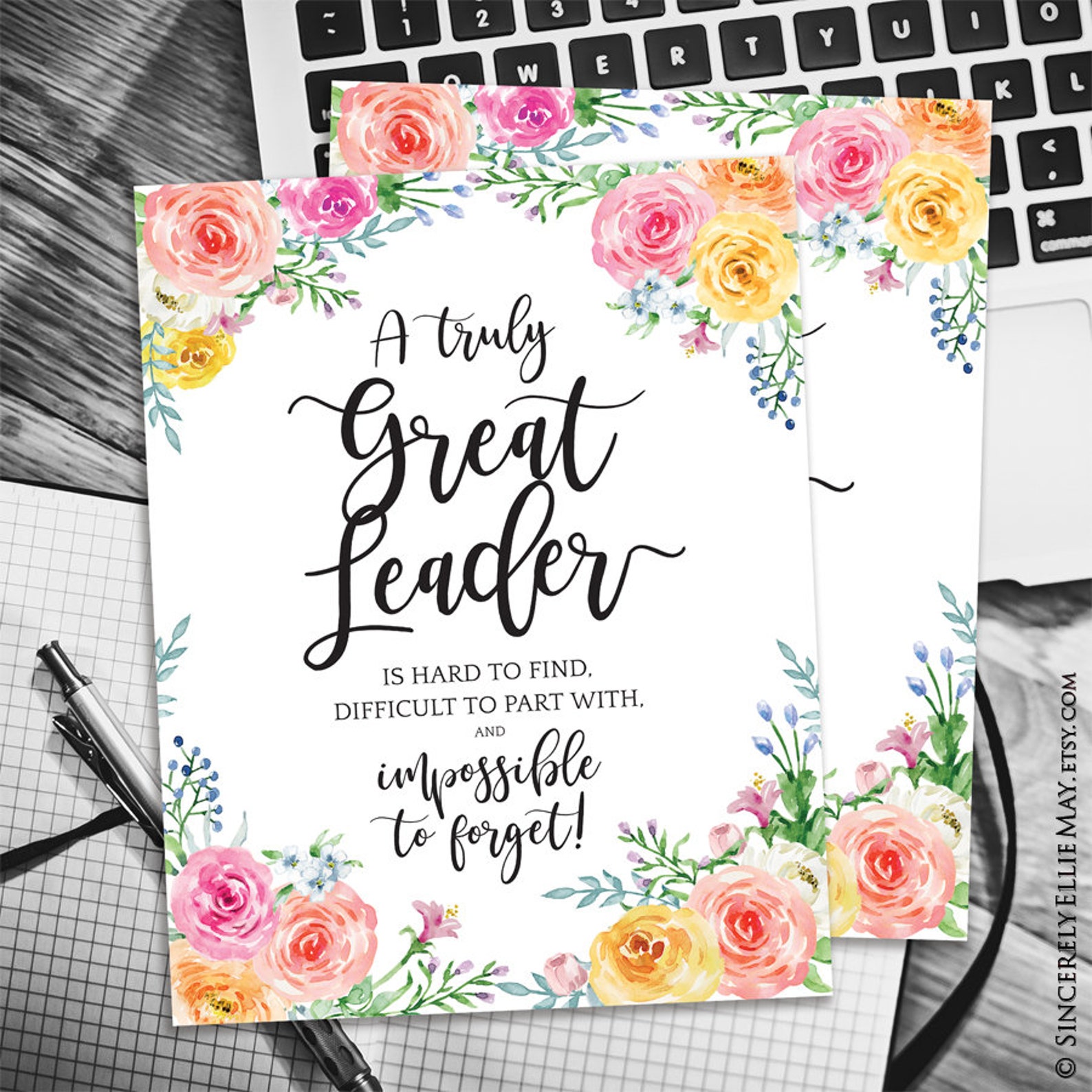 Great Leader Poster A Truly Great Leader is Hard to Find | Etsy Australia
