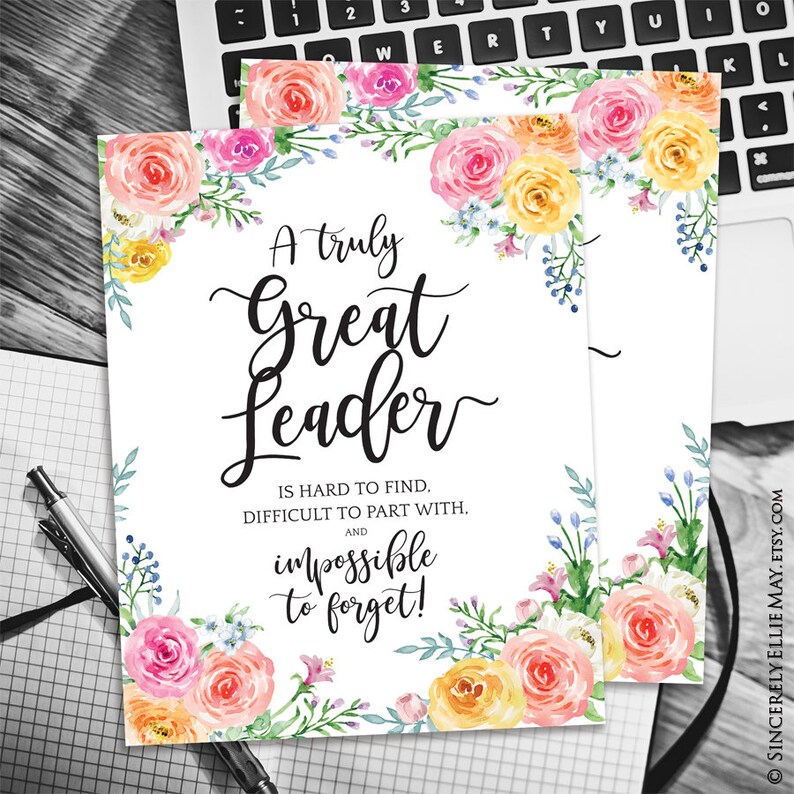Great Leader Poster A Truly Great Leader is Hard to Find - Etsy