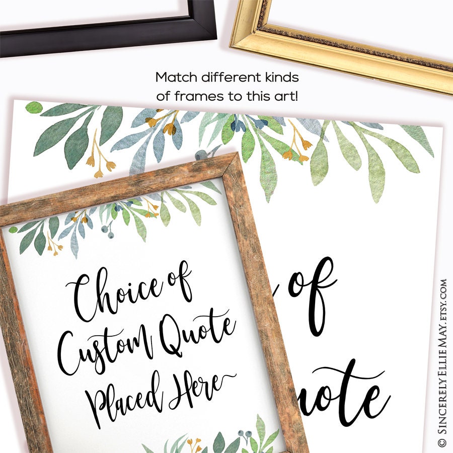 Your Quote Here Customized Quote Sign Printable - Etsy Australia