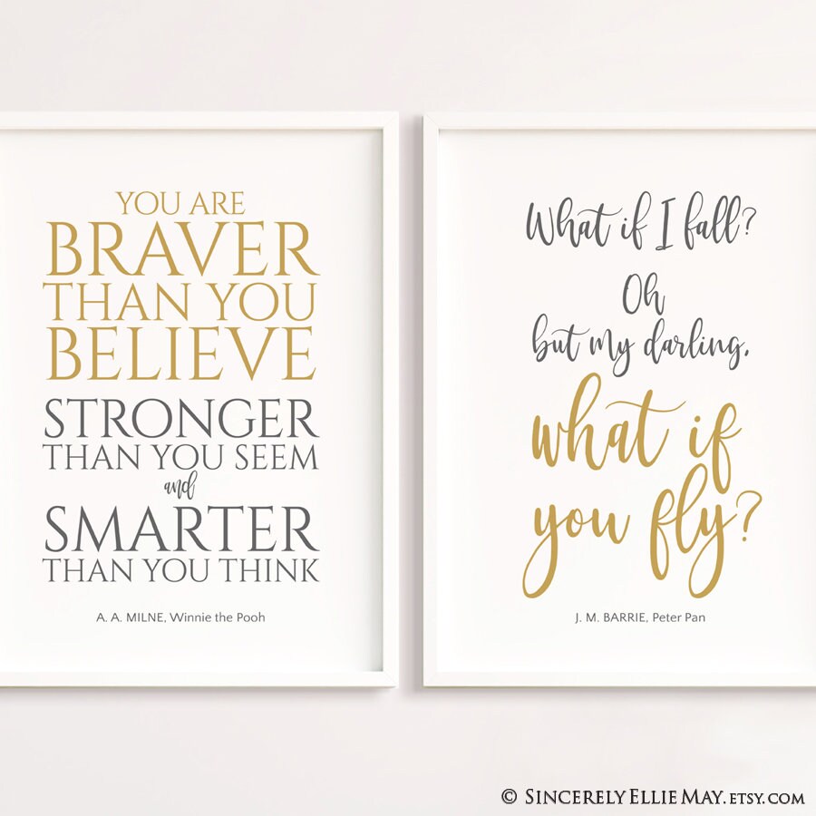 Book Quotes Motivational Wall Art Gifts for Children Printable | Etsy