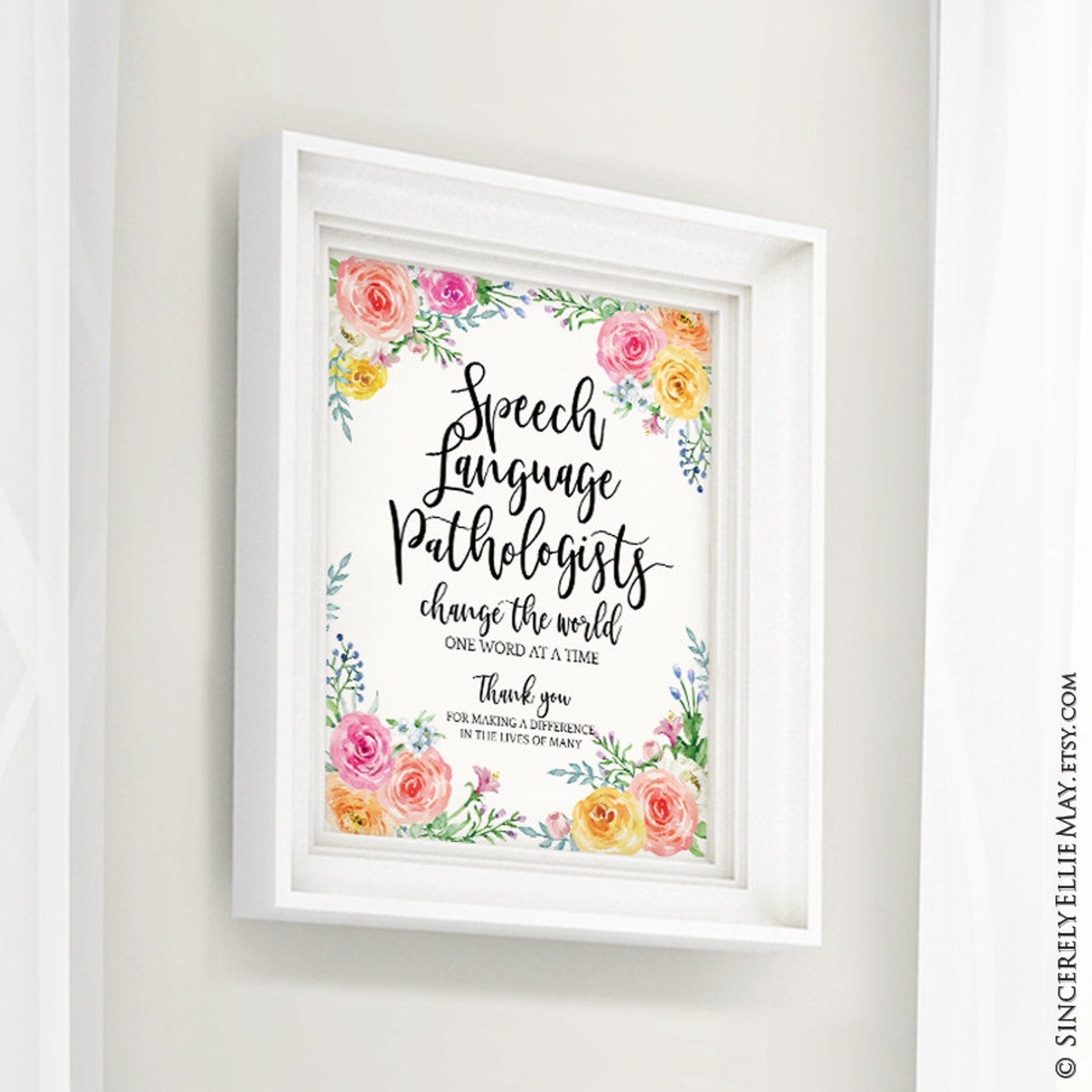 SLP Speech Language Pathologists Appreciation Gift - Inspiring ...