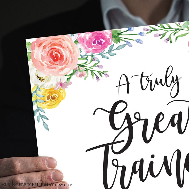 Trainers Gifts Appreciation Wall Art Thank You Best Trainer - Etsy