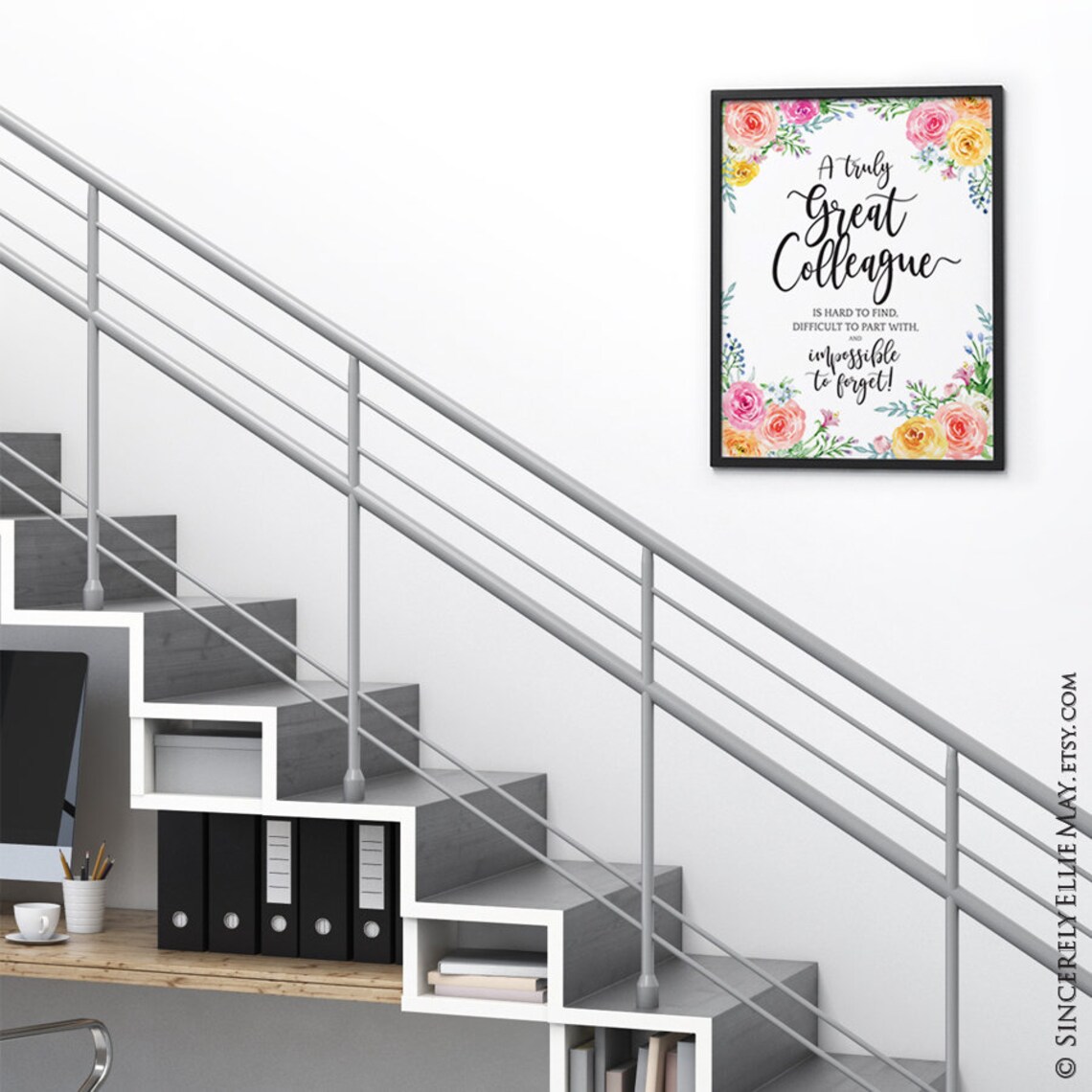 Colleague Leaving Gift Office Decor Friend YOU PRINT | Etsy