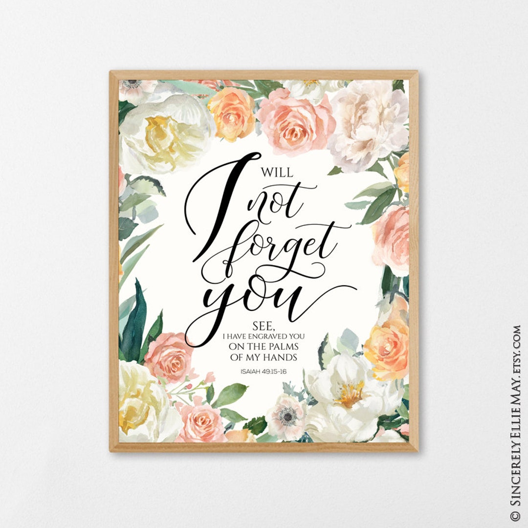 Christian Poster Scripture Wall Art Gifts for Girlfriend, Women - I ...