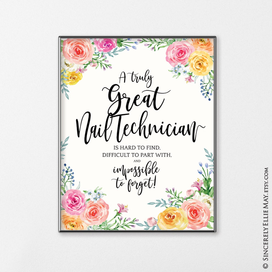 Nail Tech Gifts Nail Technician Salon Decor Sign Artist - Etsy Australia
