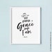 Grace Quote Wall Art Gods Grace Sign Printable Christian Quotes, an ...