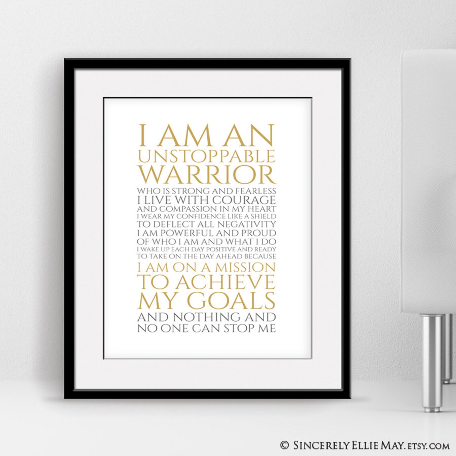 Success Wall Art Quotes Think Positive and Words of | Etsy