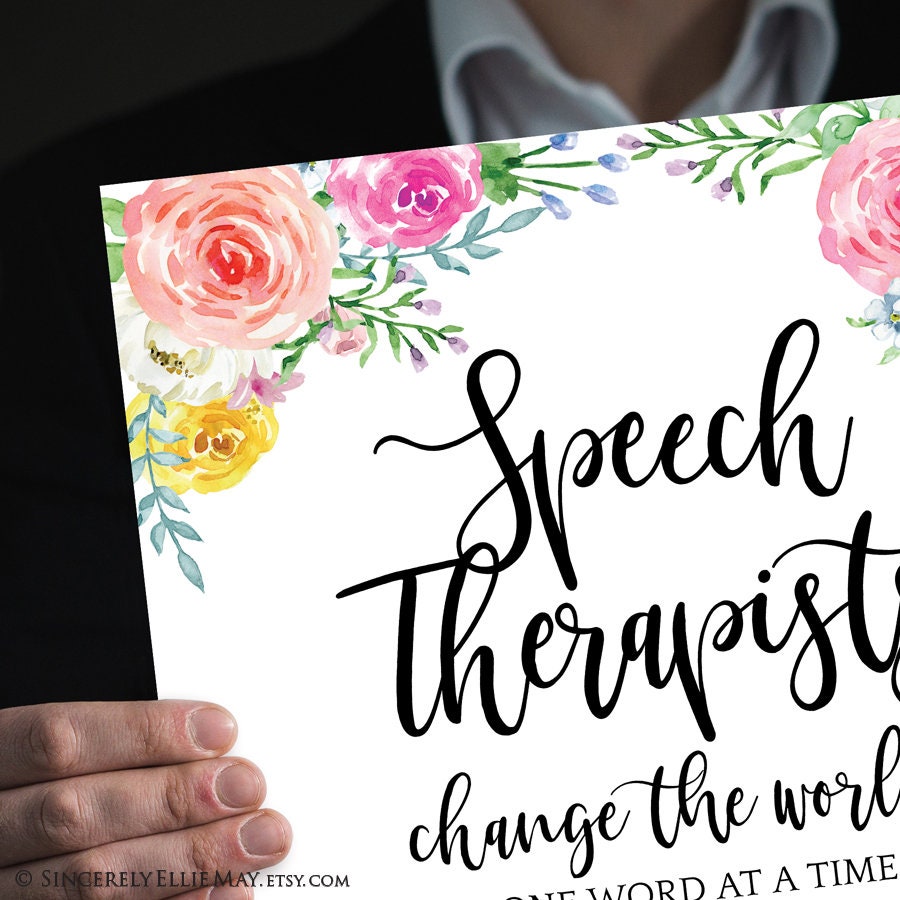 Speech Therapists Appreciation Gifts SLP Clinic Foyer Room - Etsy Australia
