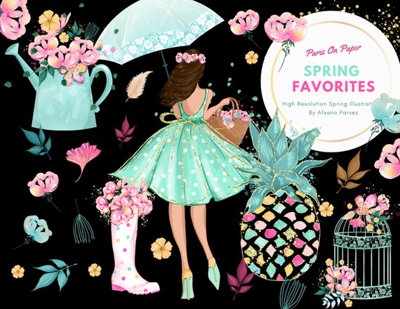 Spring Fashion Show Clip Art