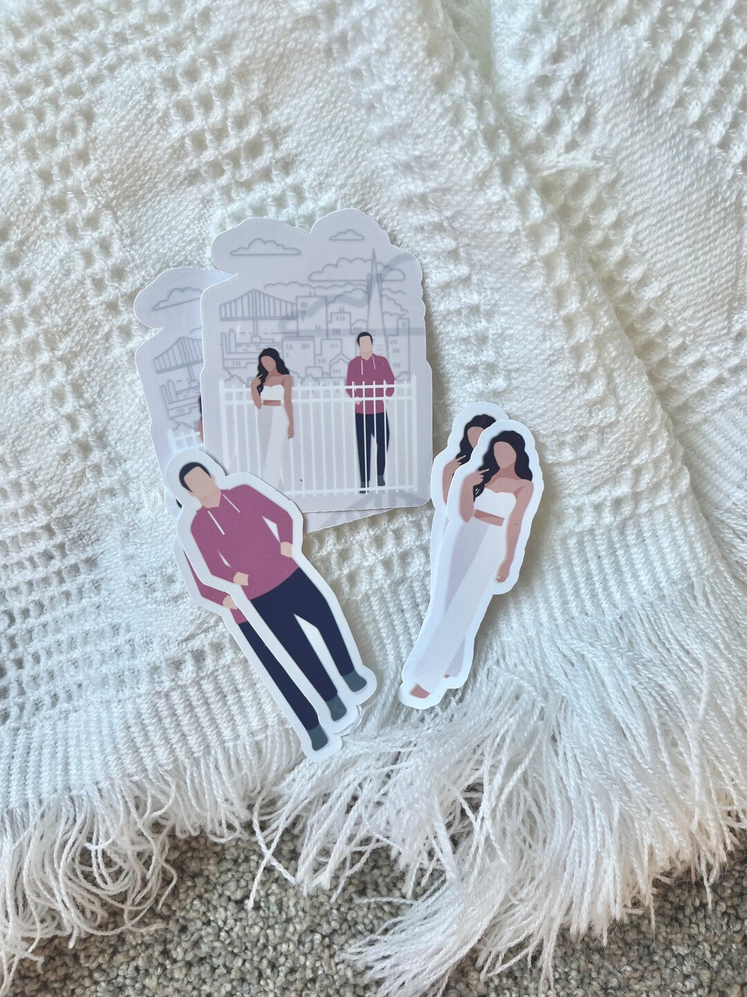 Rell & Jansen Stickers /holly Whitworth Stickers /over the Fence ...