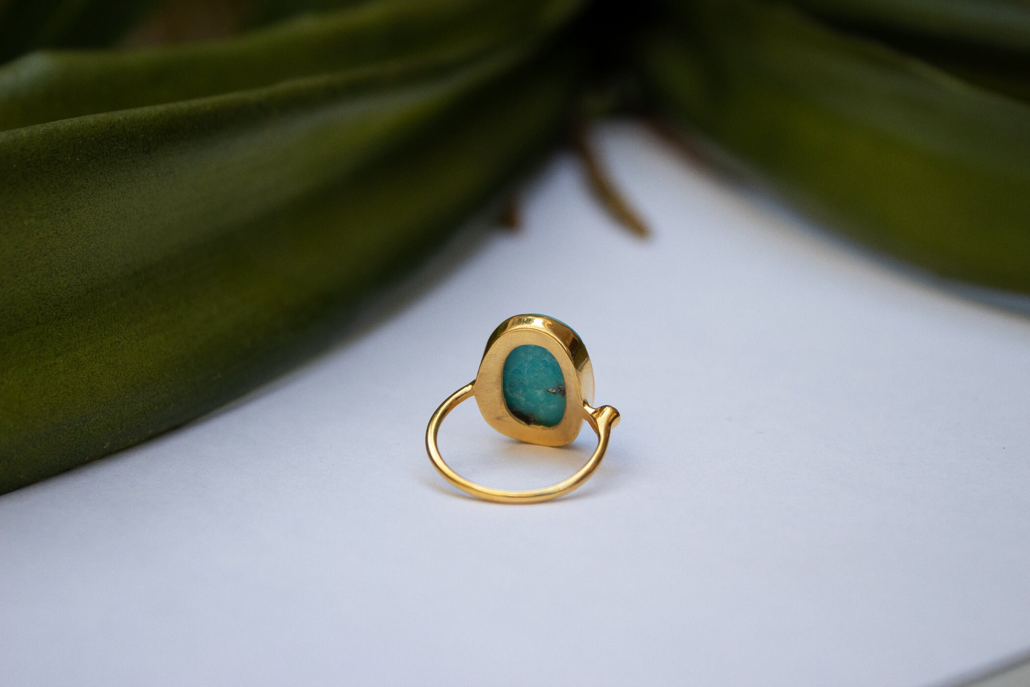 Gold Turquoise Ring 14k Gold Filled Ring Turquoise Jewelry | Etsy