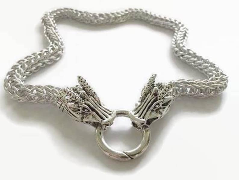 Dragon Head Necklace - Etsy