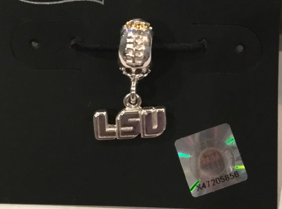 LSU Louisiana State University Charm Bracelet Bead FREE | Etsy