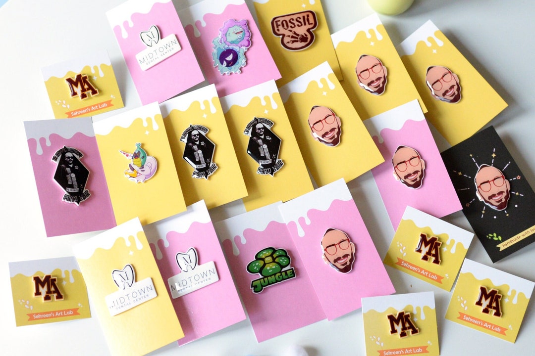 Custom Lapel Pins/acrylic Lapel Pin/enamel Coated Pins/custom Art ...