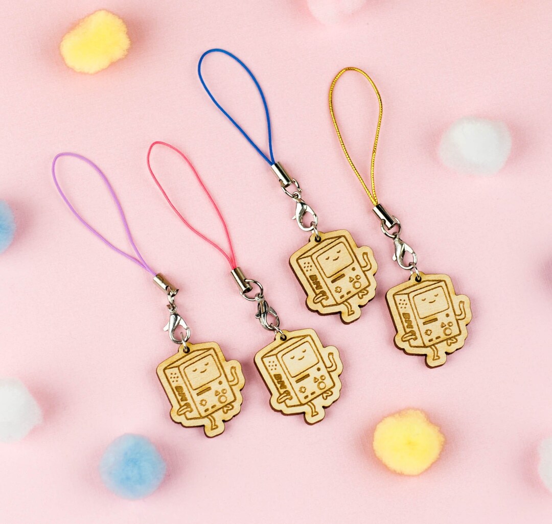 Kawaii Video Game Character Charm-kawaii Cute Wood Charm Cartoon ...