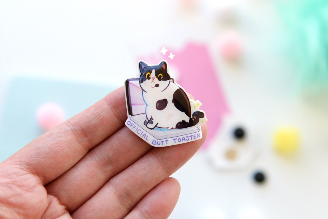 Cat Pins-tuxedo Black and White Cat Pin-enamel Pin-enamel Pins-brooch ...