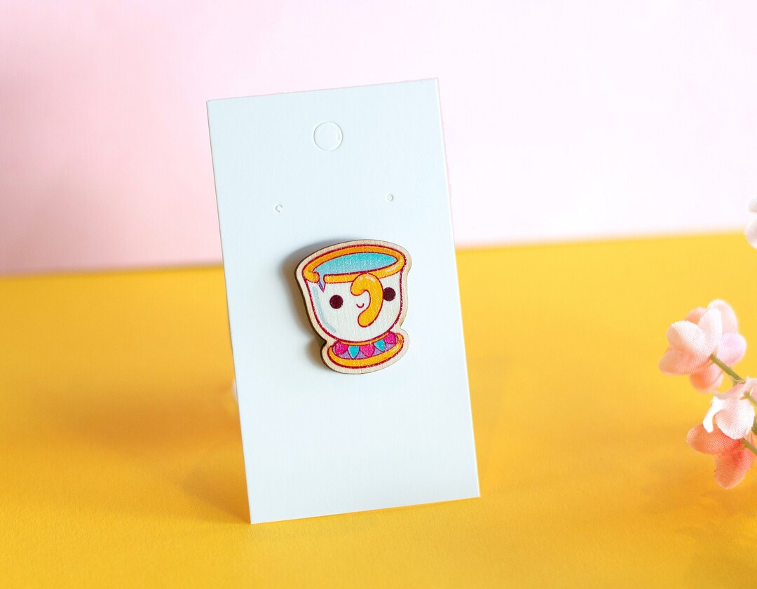 Teacup Pin Cute Pins Kawaii Pin Beauty and the Beast Kawaii Pins-tea ...