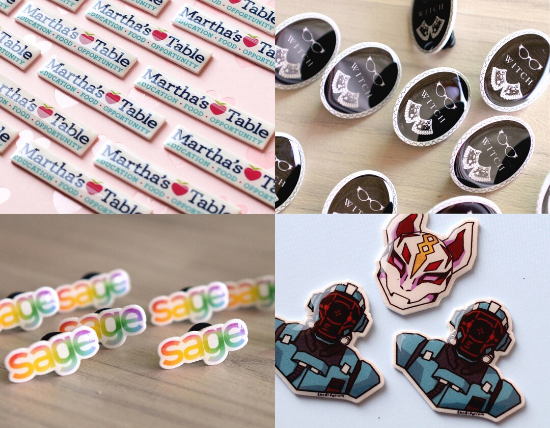 Custom Logo Pins / Custom Badge Pins/ Custom Brooch / Custom Art / Personalised Pin/pins Art ...