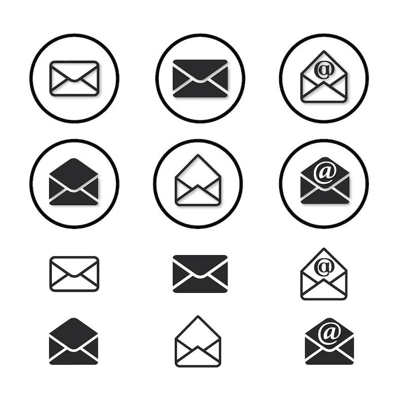 Email SVG, Mail Eps, Mail Symbol, Email Clipart, Email Button, Email ...