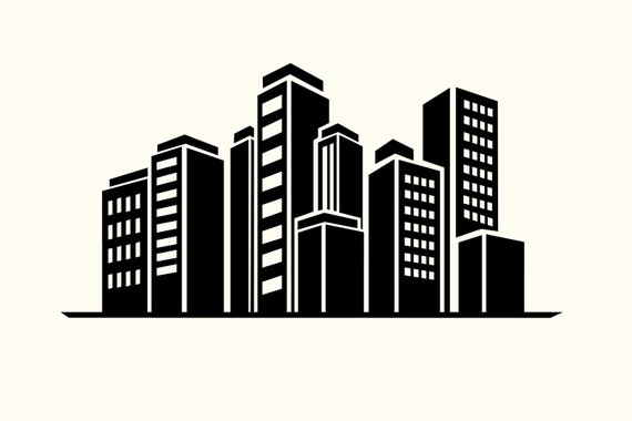 City Skyline Svg City Svg Buildings Svg Buildings Svg | Etsy