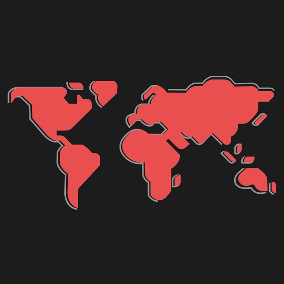 Global map eps World Map svg World map vector designs Globe | Etsy