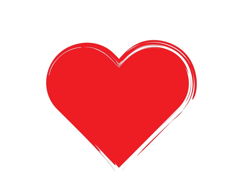 Hart Svg Hand getekend Hart svg Hart icoon Svg Doodle Hart - Etsy België