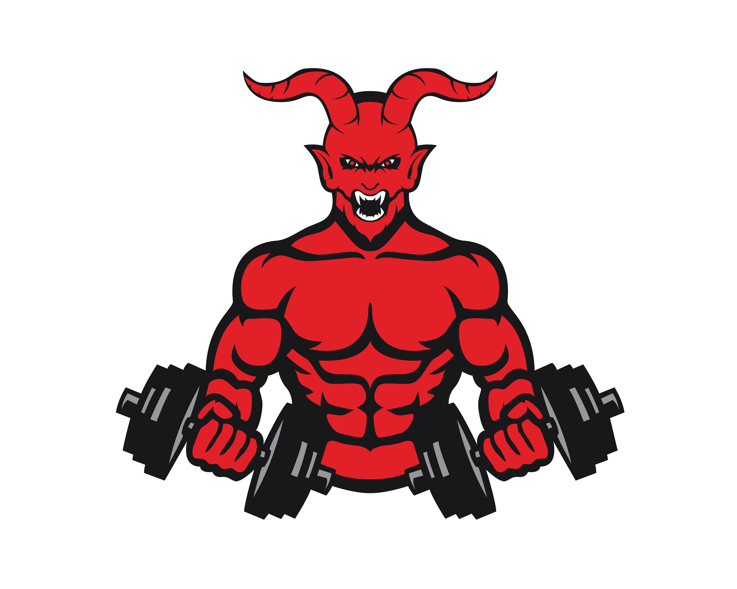 Gym Devil Eps, Fitness Devil Png, Devil Logo, Evil Clipart, Evil ...