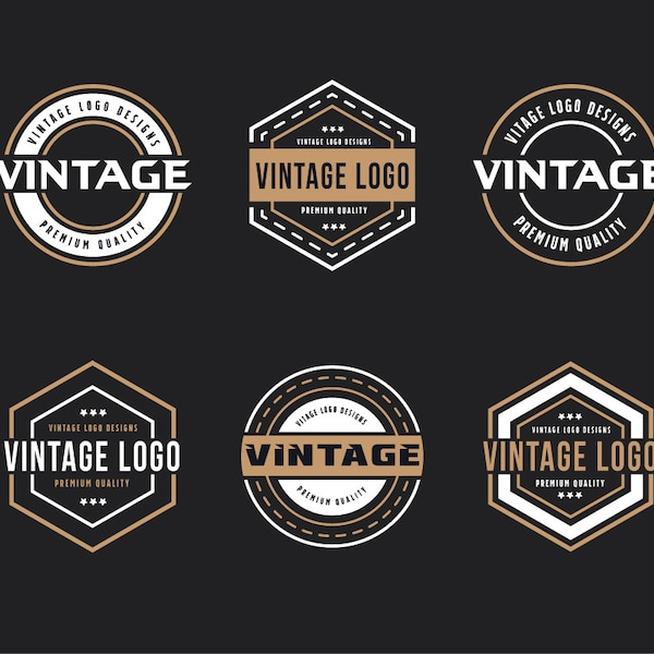 Retro Logo Design - Etsy