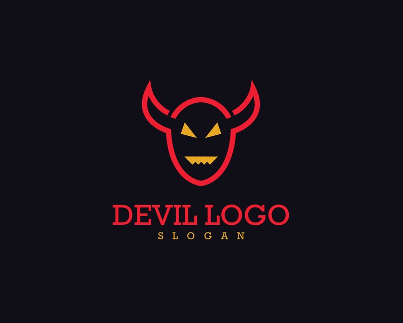 Devil Svg, Black Flame Devil Png, Demon Icon Design, Devil Logo ...