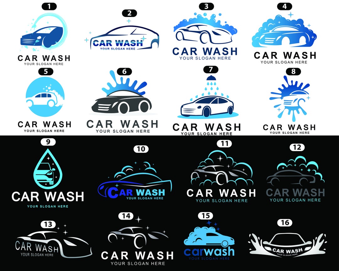 Car Logo, Car Wash Logo, Personalized Car Wash Logo Made for Your ...