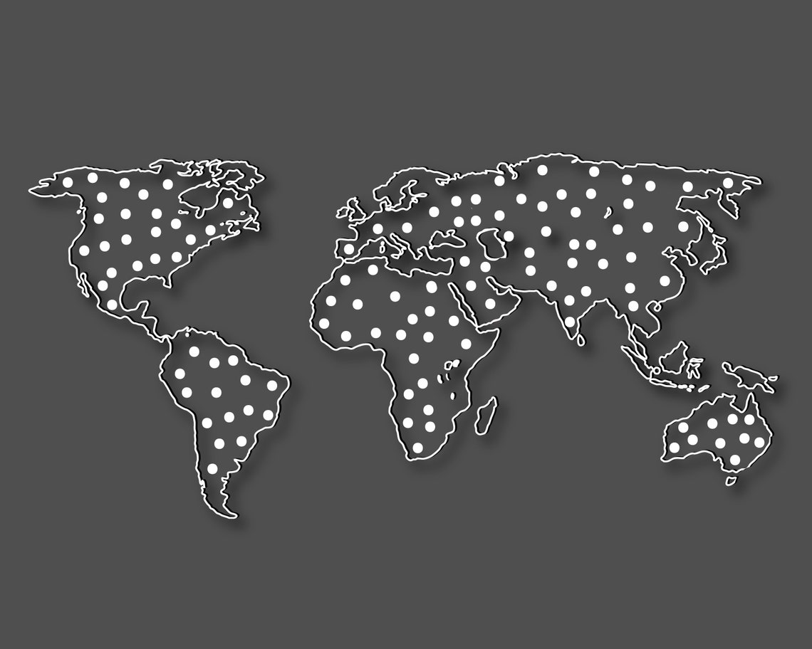 Global Map Svg World Map Eps World Map Vector Designs Globe - Etsy