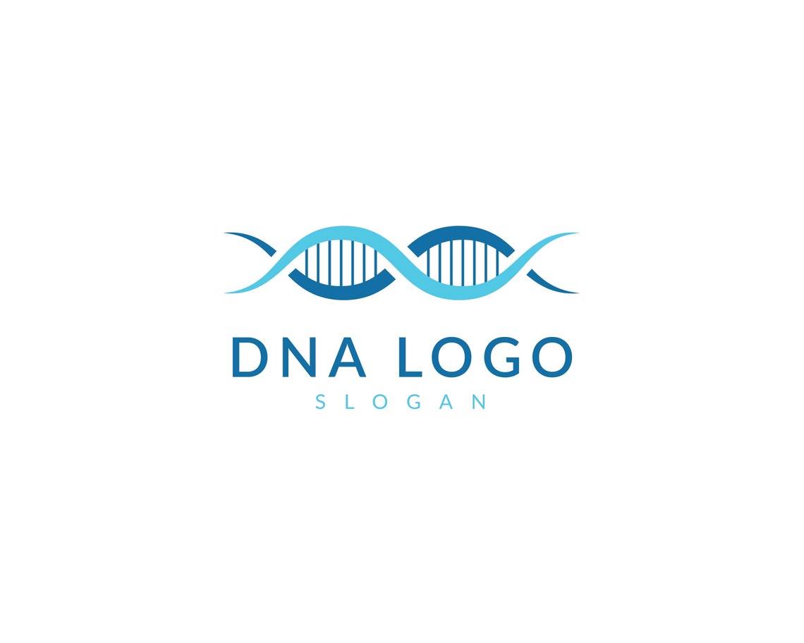 DNA Logo Templates Split Dna Eps Dna Icon Dna Clipart - Etsy