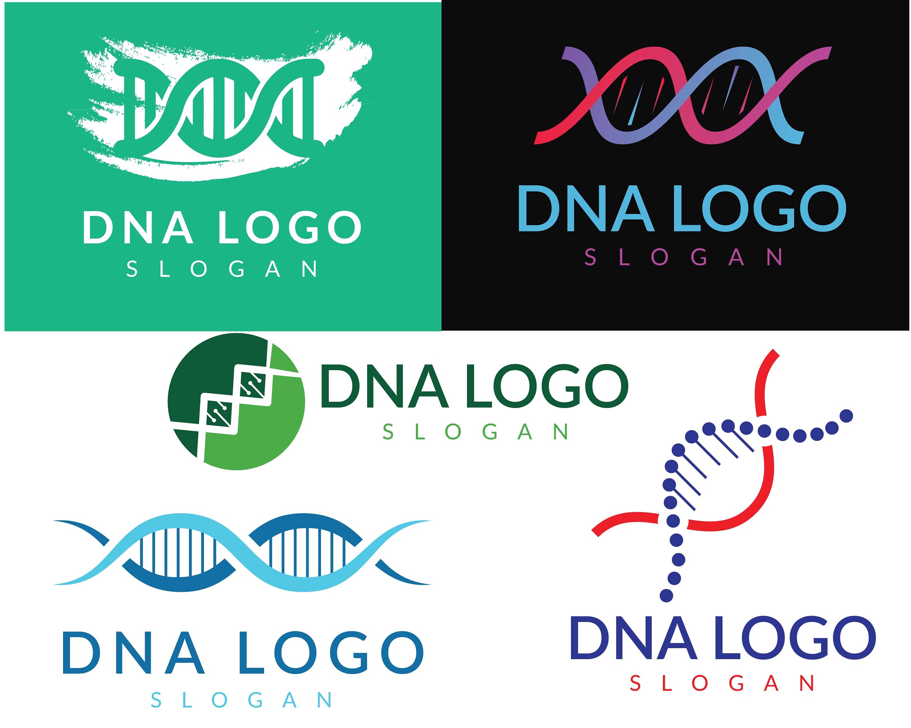 DNA Logo Templates, Split Dna Eps, Dna Icon, Dna Clipart, Science ...
