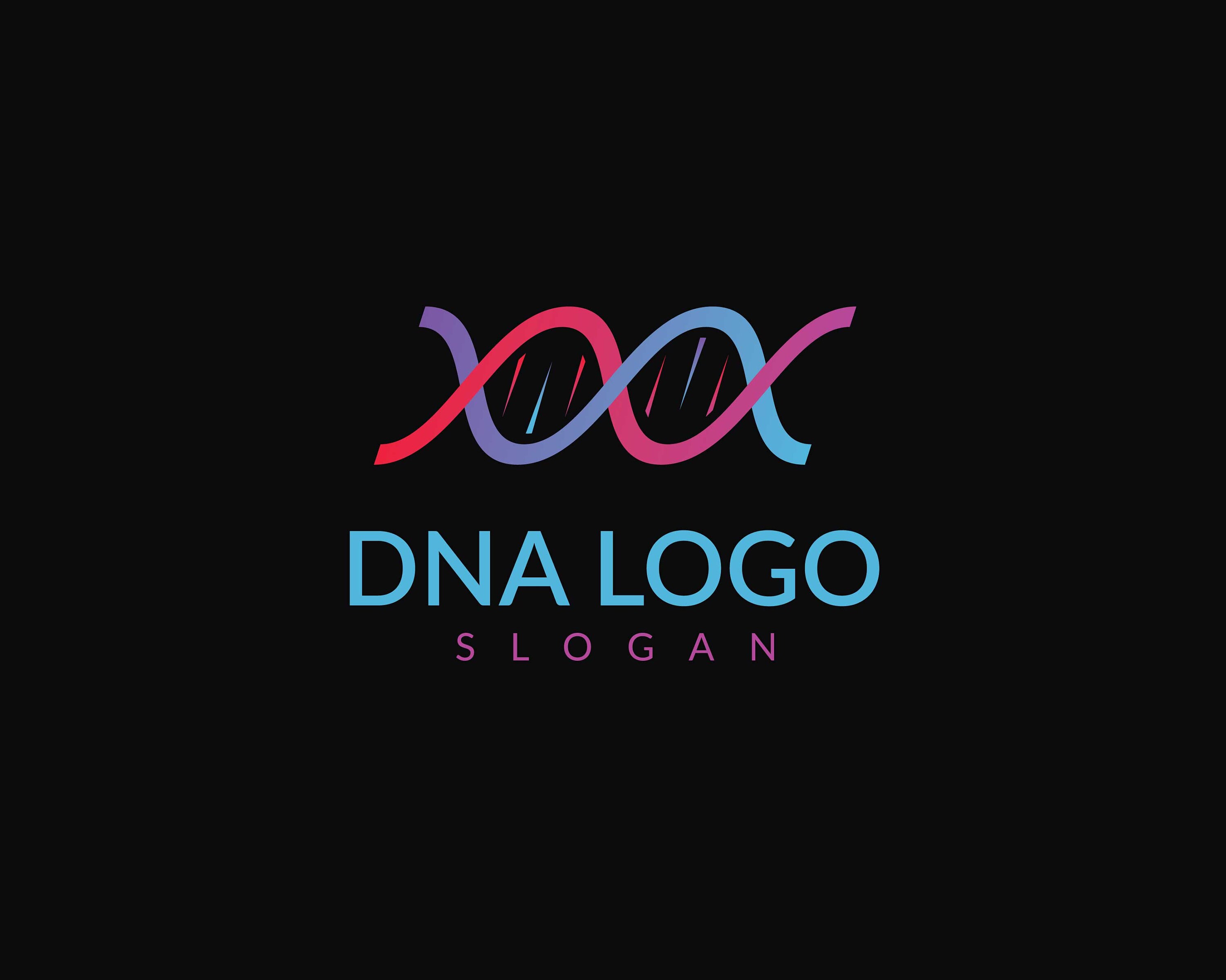 DNA Logo Templates, Split Dna Eps, Dna Icon, Dna Clipart, Science ...