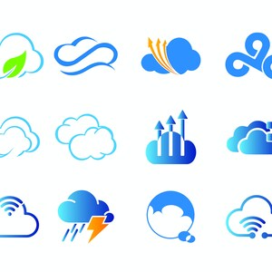 Clouds SVG, Rain Cloud Svg, Cloud Clipart, Weather Svg, Sky Svg, Cloud ...