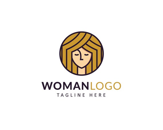 Women Svg Circle Women Logo Icon for Brand-3691475 Women - Etsy