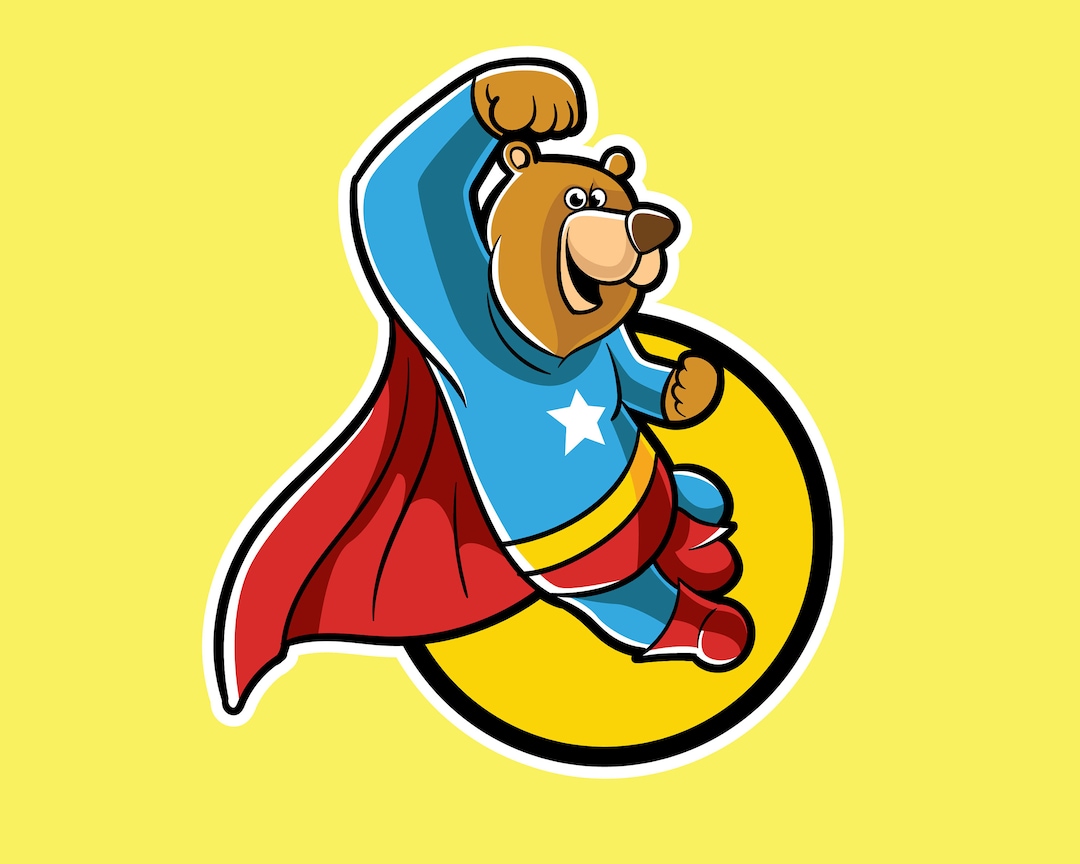 Panda Bear Svg, Super Panda Png, Panda Cartoon Character Eps, Panda ...