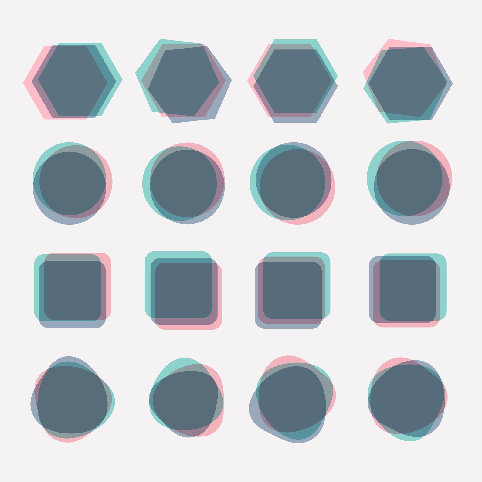 Double Frame SVG Shapes Frame Abstract Badge Background | Etsy