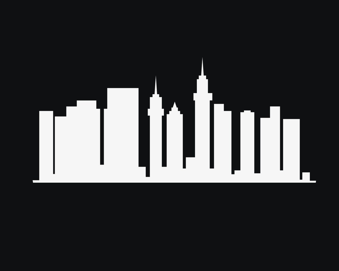 City Skyline Svg, City Svg, Buildings Svg, Cityscape Svg, City Clipart ...