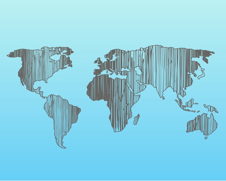 Global Map Svg World Map Eps World Map Vector Designs Globe - Etsy