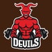 Gym Devil Eps, Fitness Devil Png, Devil Logo, Evil Clipart, Evil ...