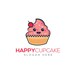 Happy Cupcake Abstract Icon Design, Cupcake SVG, Cupcake Clipart ...